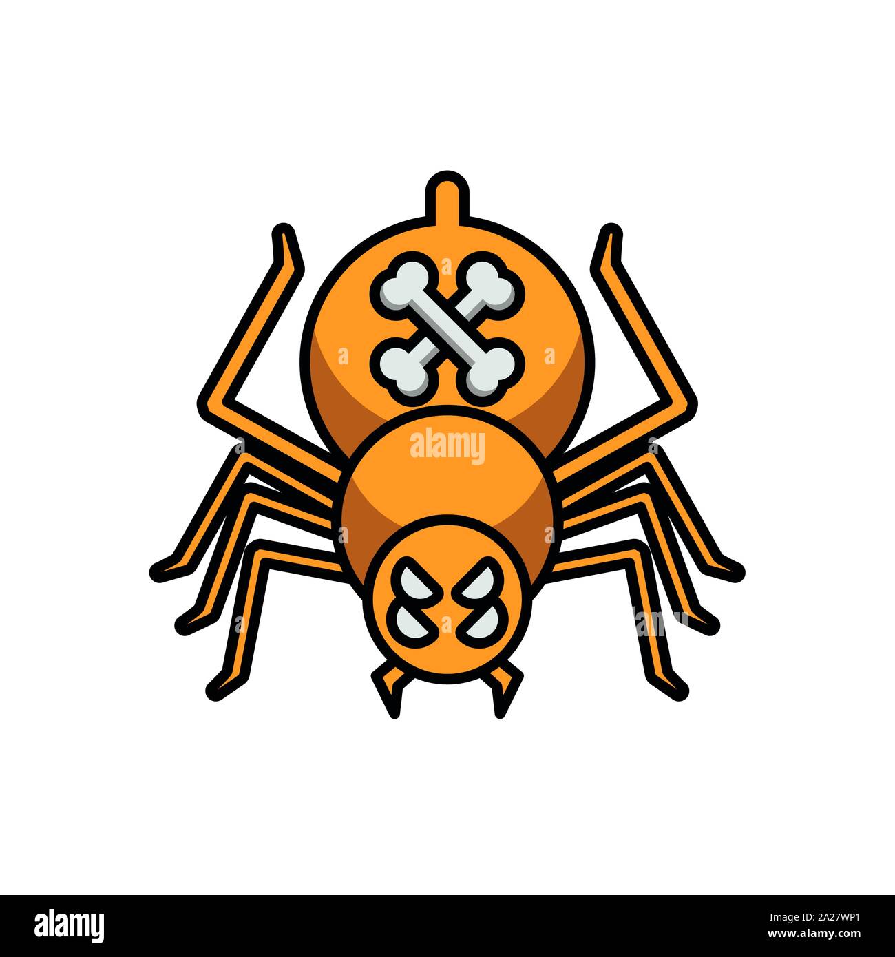 halloween spider insect with witch hat Stock Vector Image & Art - Alamy
