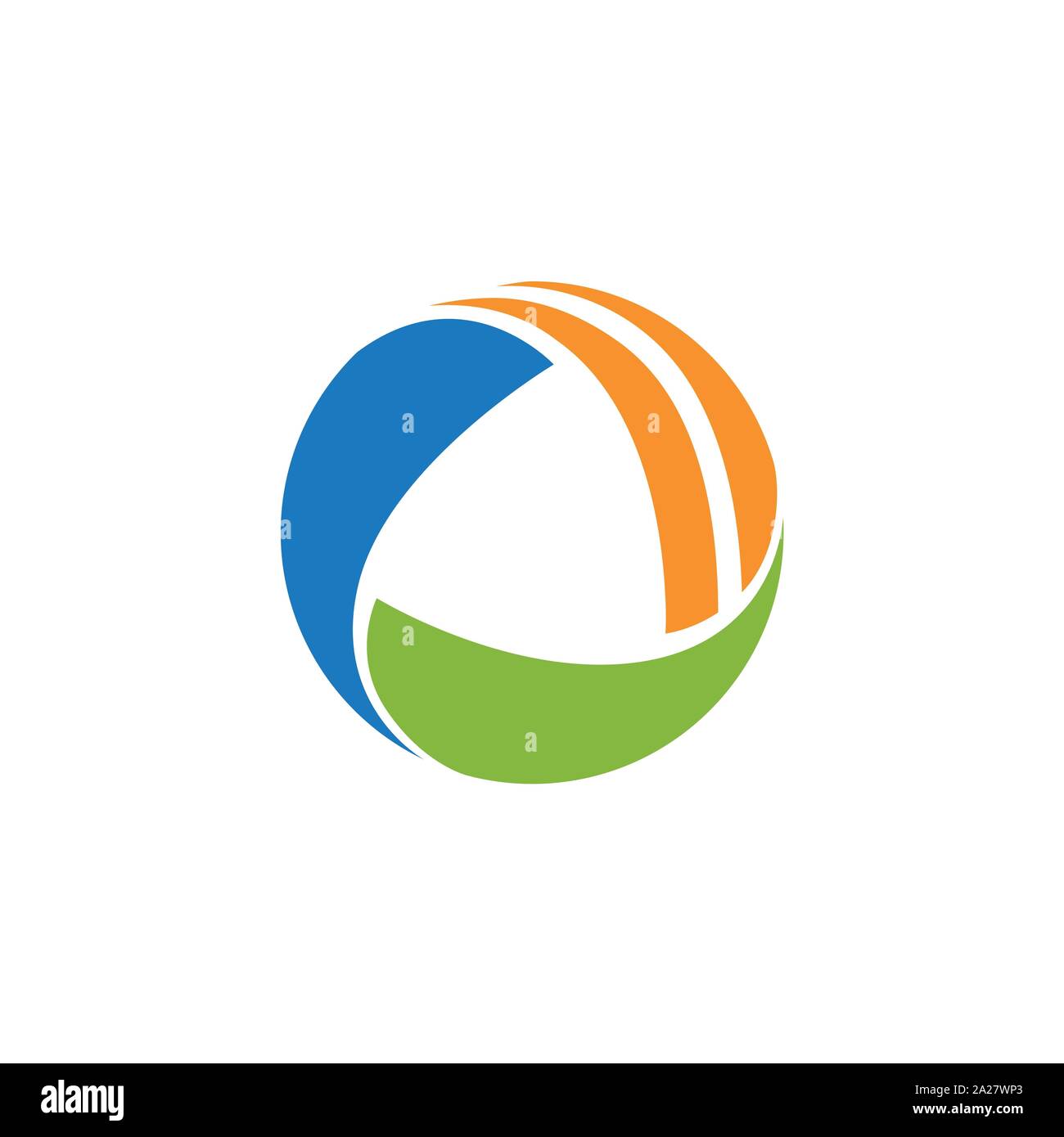 Abstract vector logo design. Abstract symbol icon. Abstract circle ...