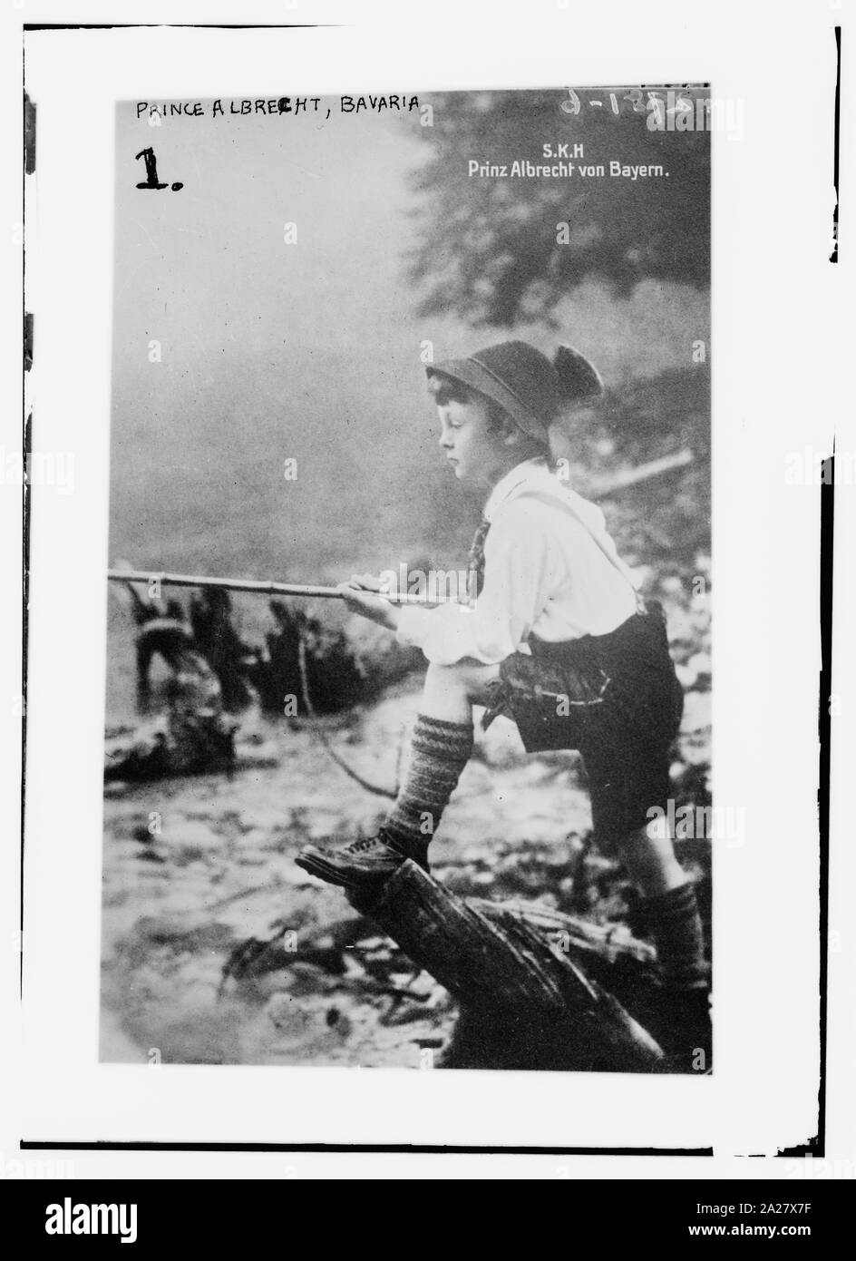 Prince Albrecht, Bavaria --fishing Stock Photo - Alamy