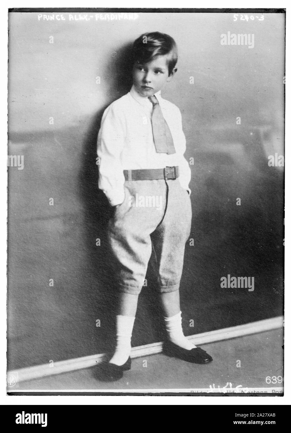 Prince Alex. Ferdinand Stock Photo - Alamy