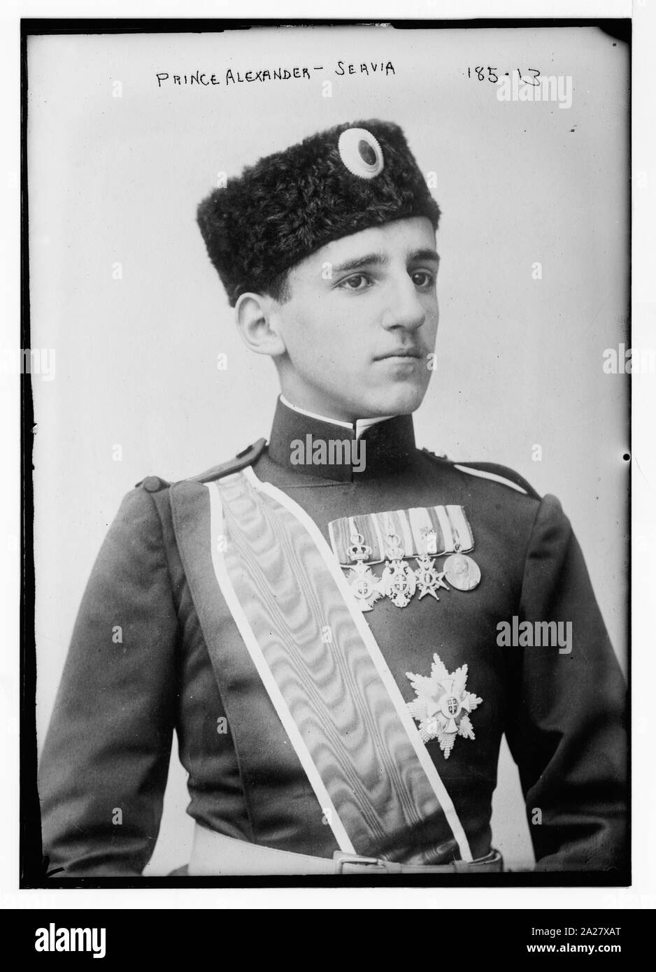 Prince Alexander, in uniform Stock Photo - Alamy