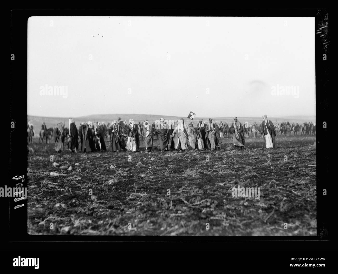 Prince Emir Saud's visit to Emir Abdullah in Amman, Transjordan. The ...