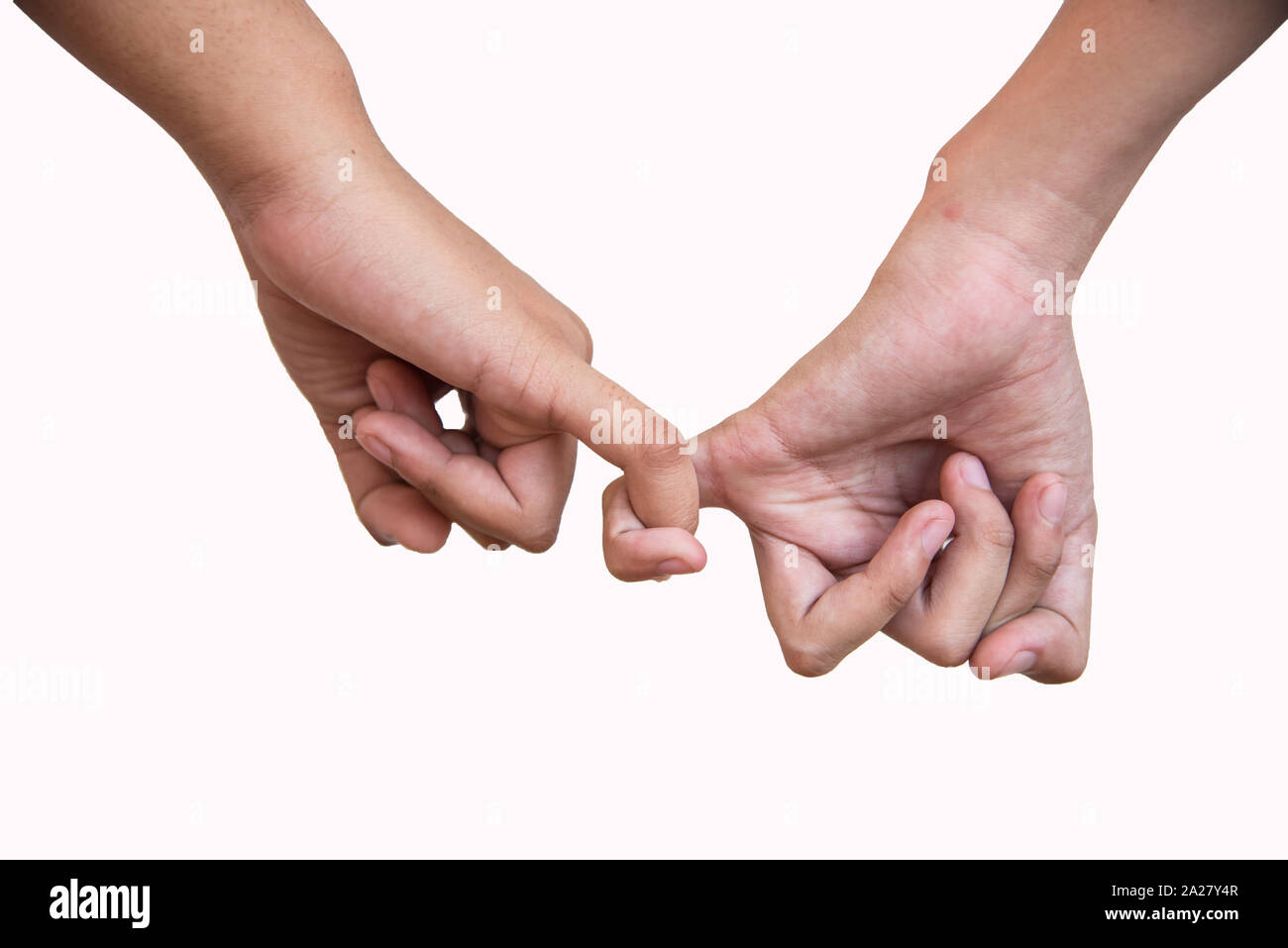 cgildren hand for relationship together on white background Stock Photo ...