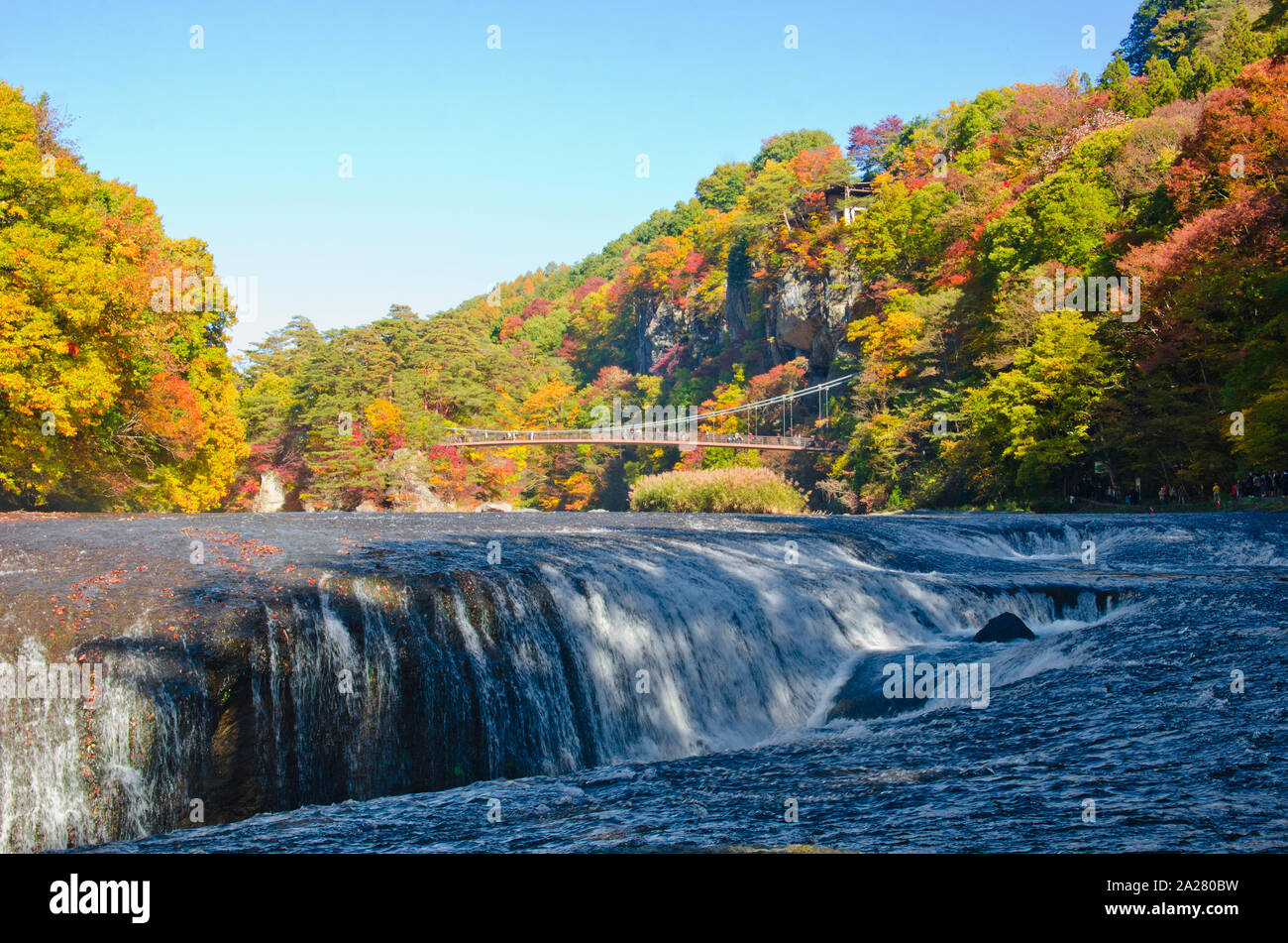 Fukiware falls in Gunma prefecture, Japan Stock Photo - Alamy