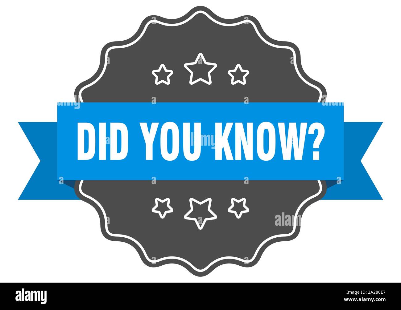 did you know blue label. did you know isolated seal. did you know Stock ...