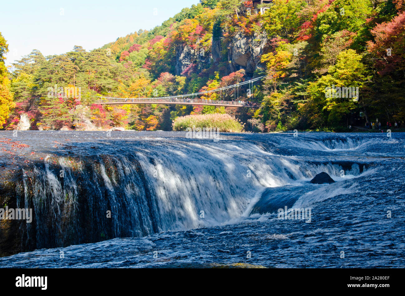 Fukiware falls in Gunma prefecture, Japan Stock Photo - Alamy