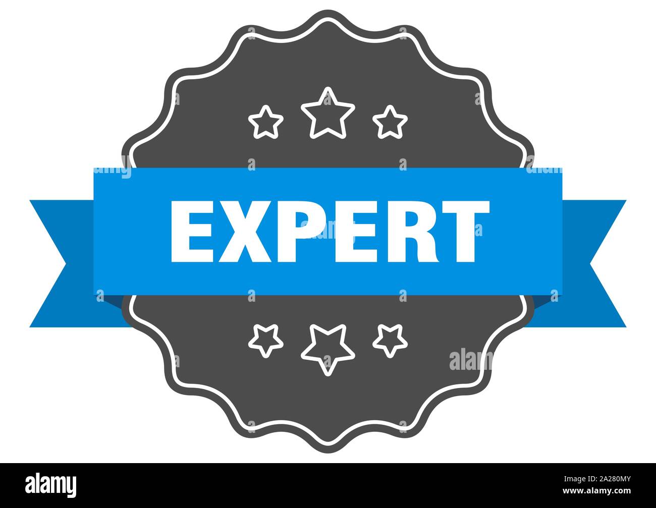 expert blue label. expert isolated seal. expert Stock Vector Image ...