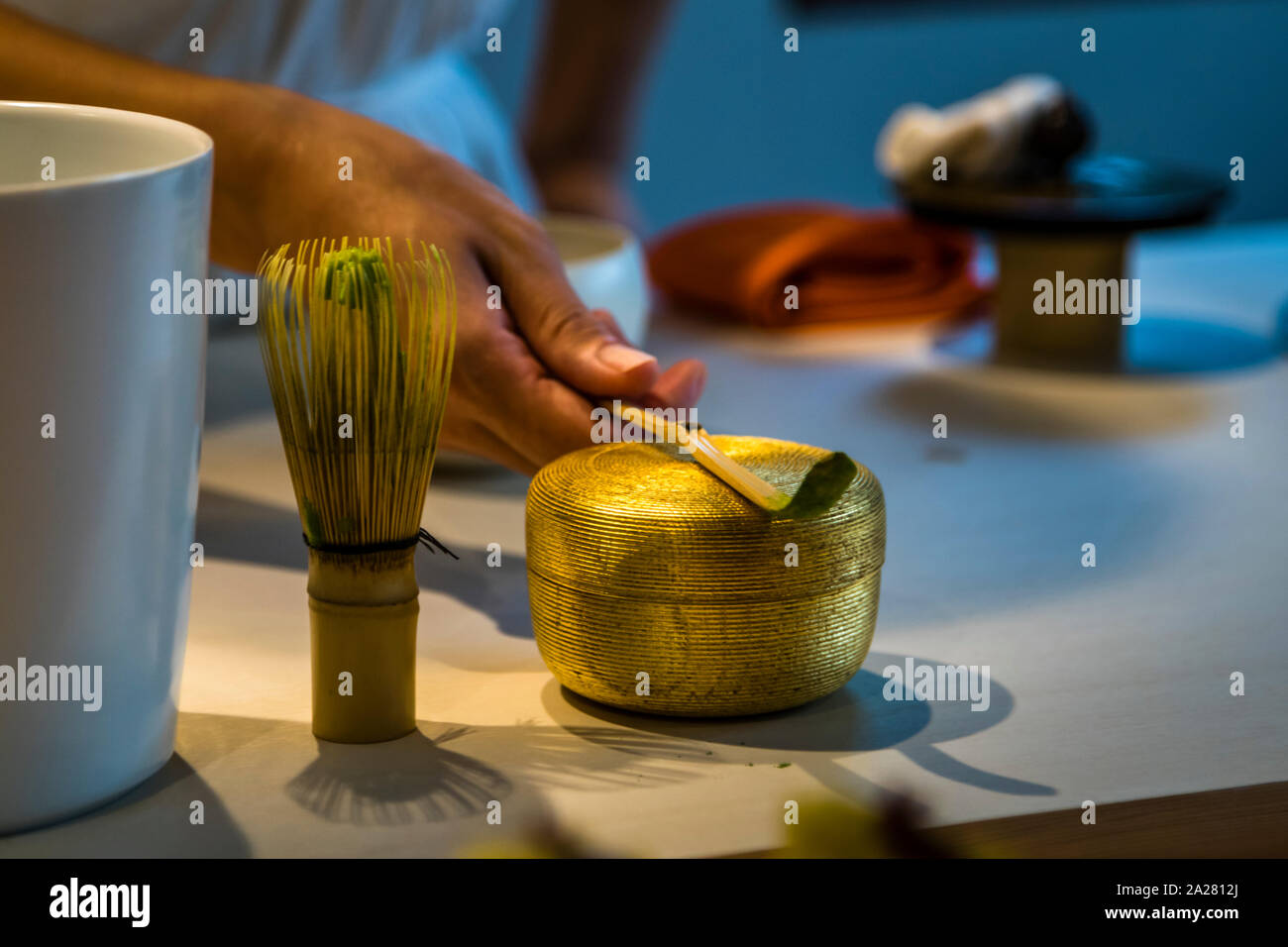 Matcha Tea Ceremony in Izu, Japan Stock Photo - Alamy