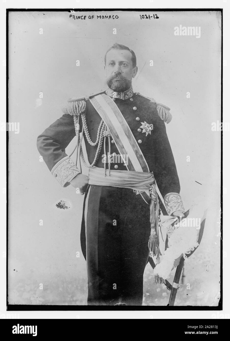 Prince of Monaco, in uniform Stock Photo - Alamy