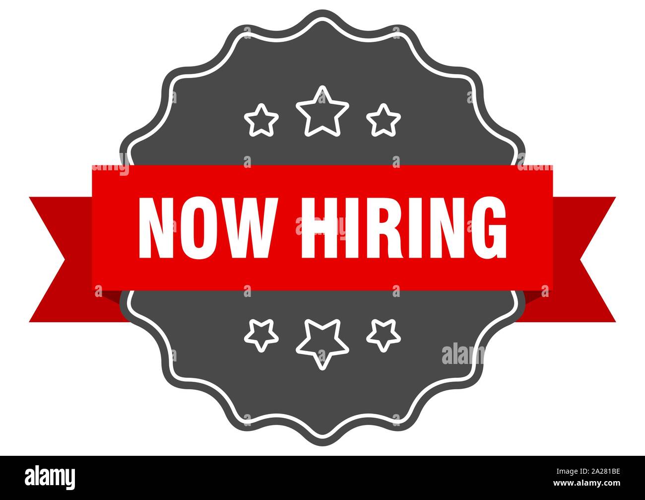 Now hiring isolated seal hi-res stock photography and images - Alamy
