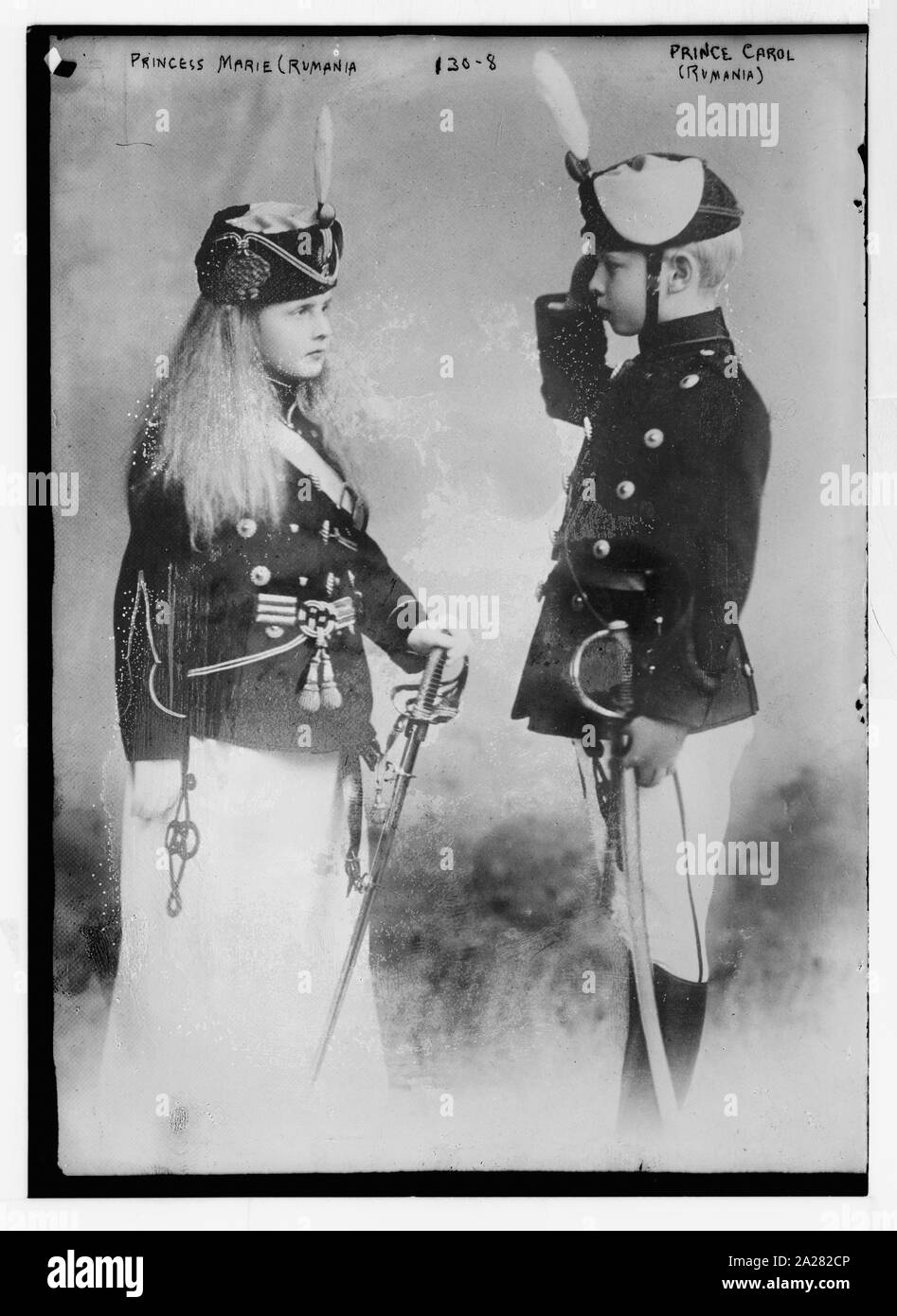 Princess Marie (Rumania) and Prince Carol (Rumania Stock Photo - Alamy
