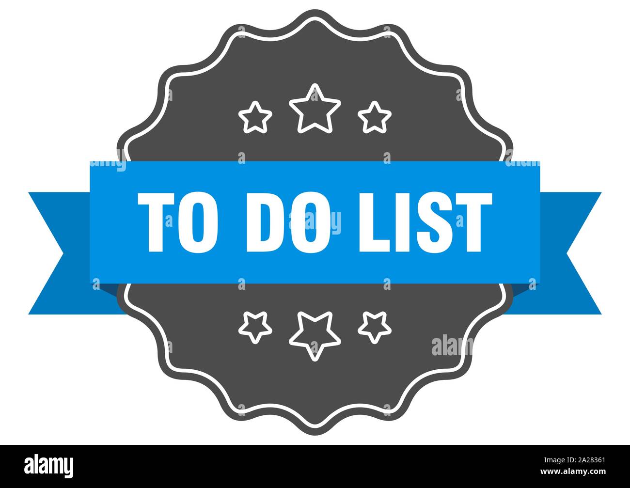 to do list blue label. to do list isolated seal. to do list Stock ...