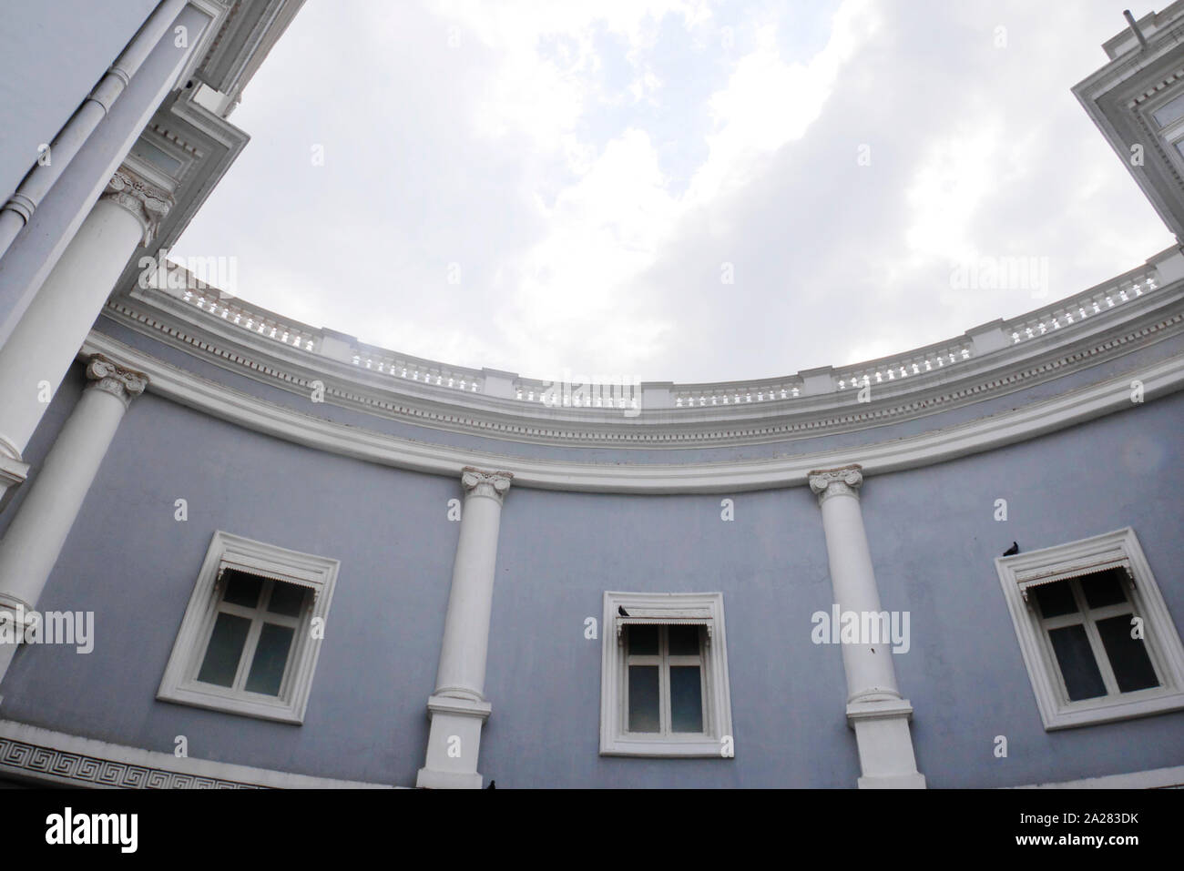 EXTERIOR FACADE OF THE FALAKNUMA PALACE Hyderabad, Telangana, INDIA ...