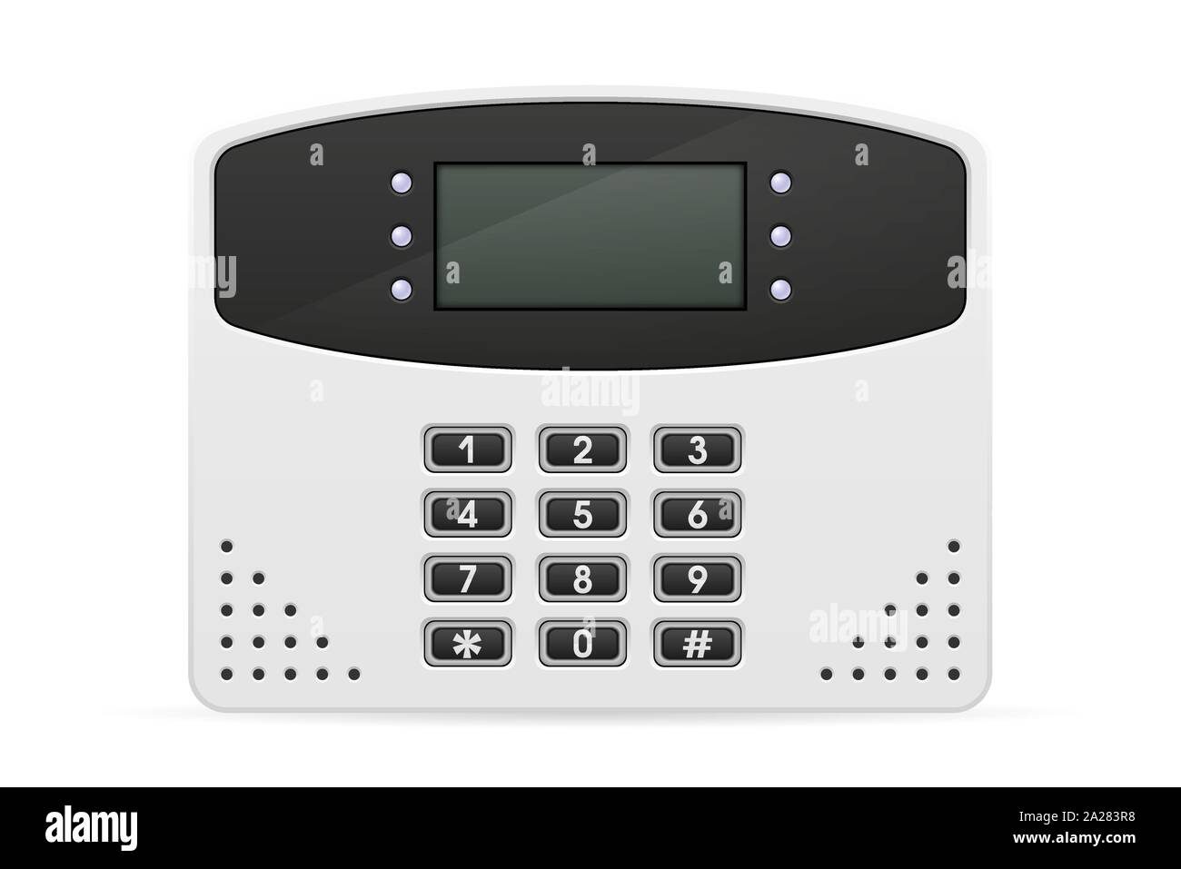control block home security system vector illustration vector ...