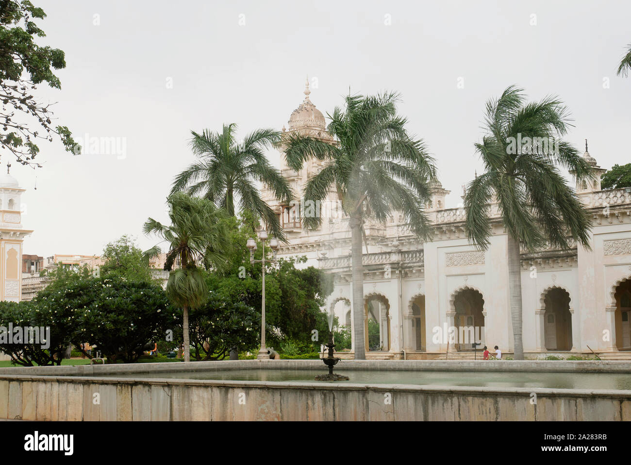 EXTERIOR FACADE OF THE Chowmahalla PALACE Hyderabad, Telangana, INDIA ...