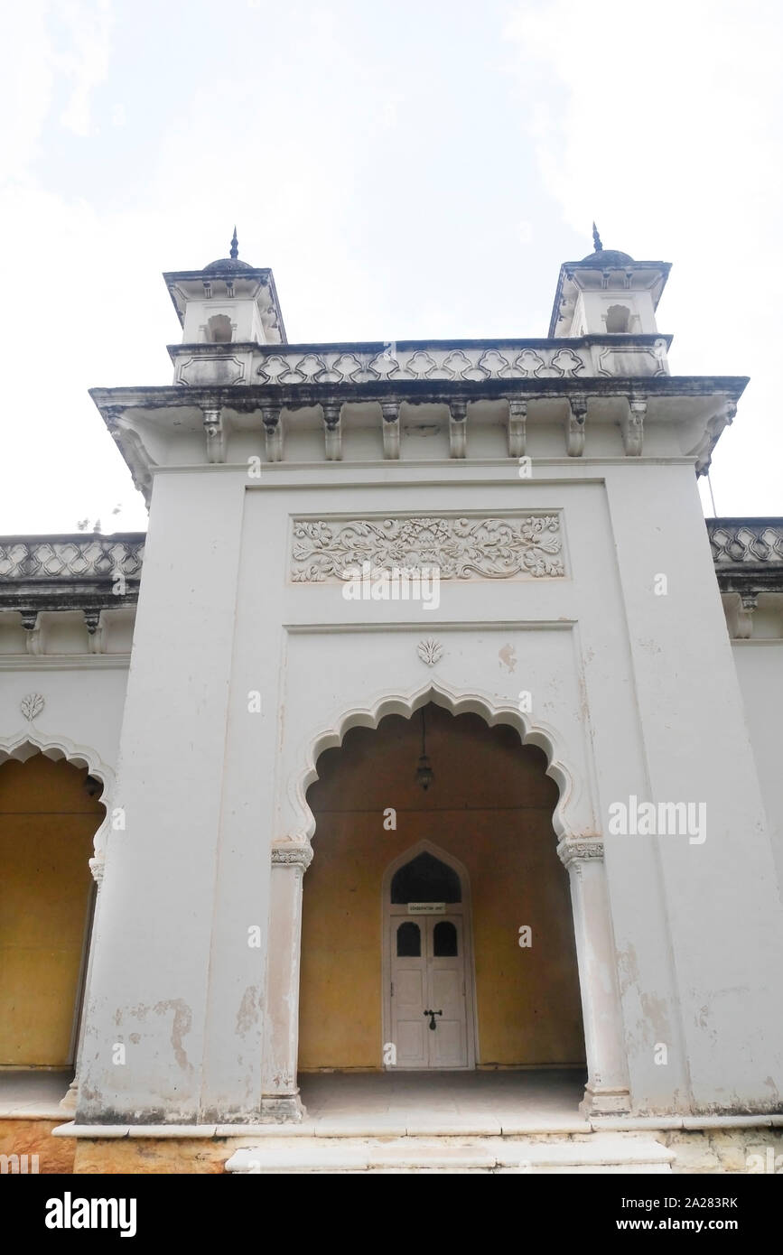 EXTERIOR FACADE OF THE Chowmahalla PALACE Hyderabad, Telangana, INDIA ...