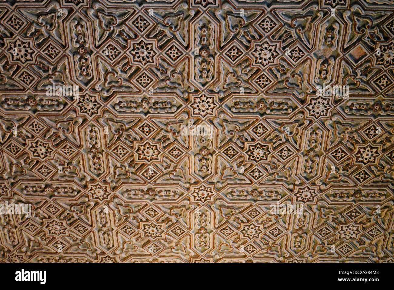 CEILING OF THE DARBAR HALL OF THE Chowmahalla PALACE Hyderabad ...