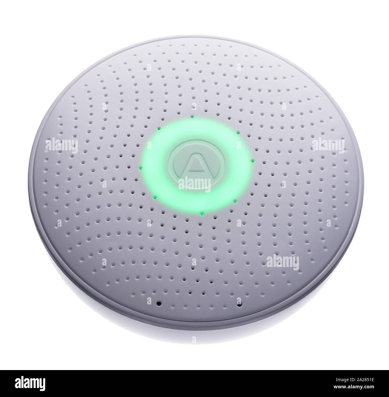 Airthings air monitor device. Battery operated radon detection level ...