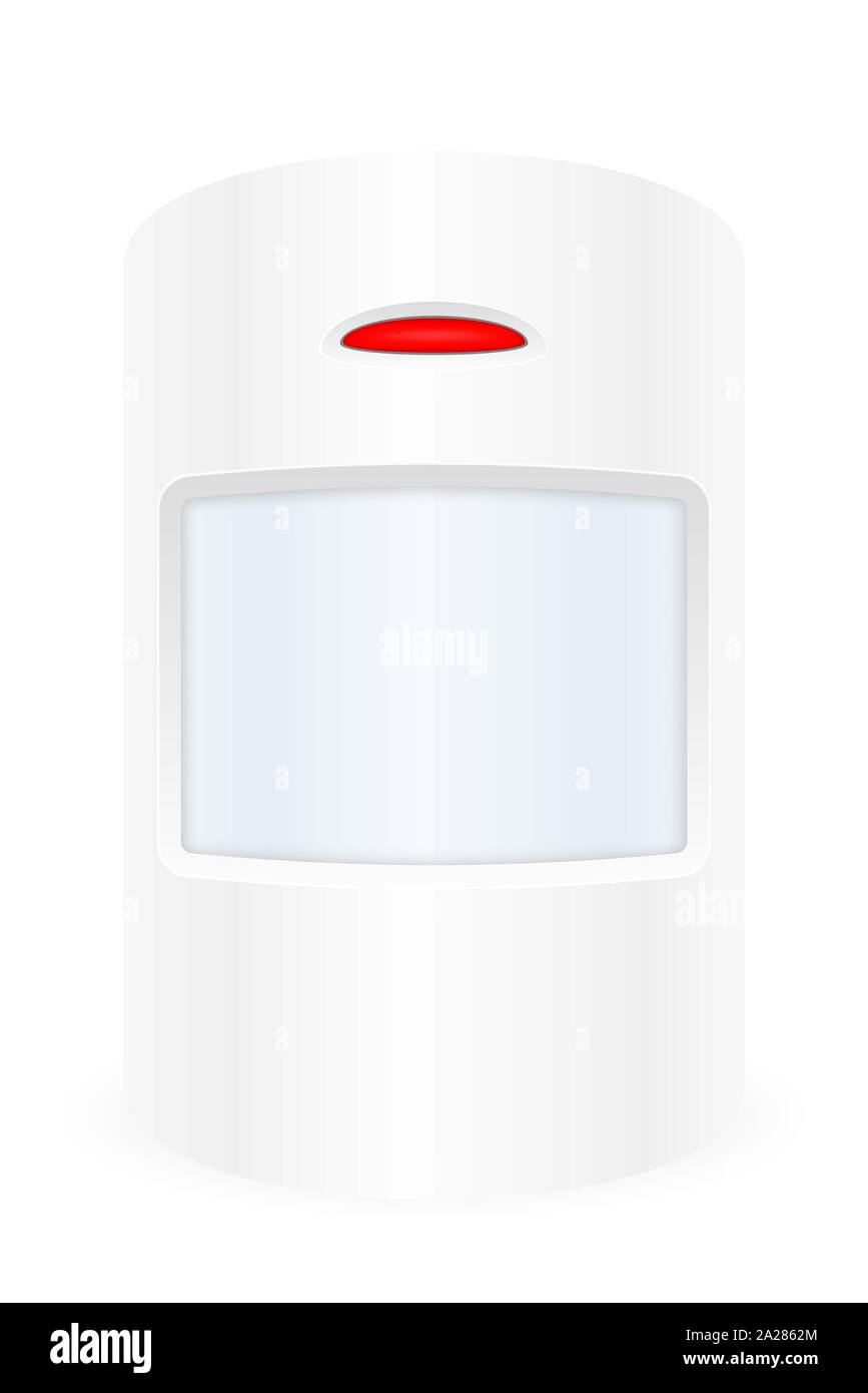 motion sensor home security system vector illustration vector ...