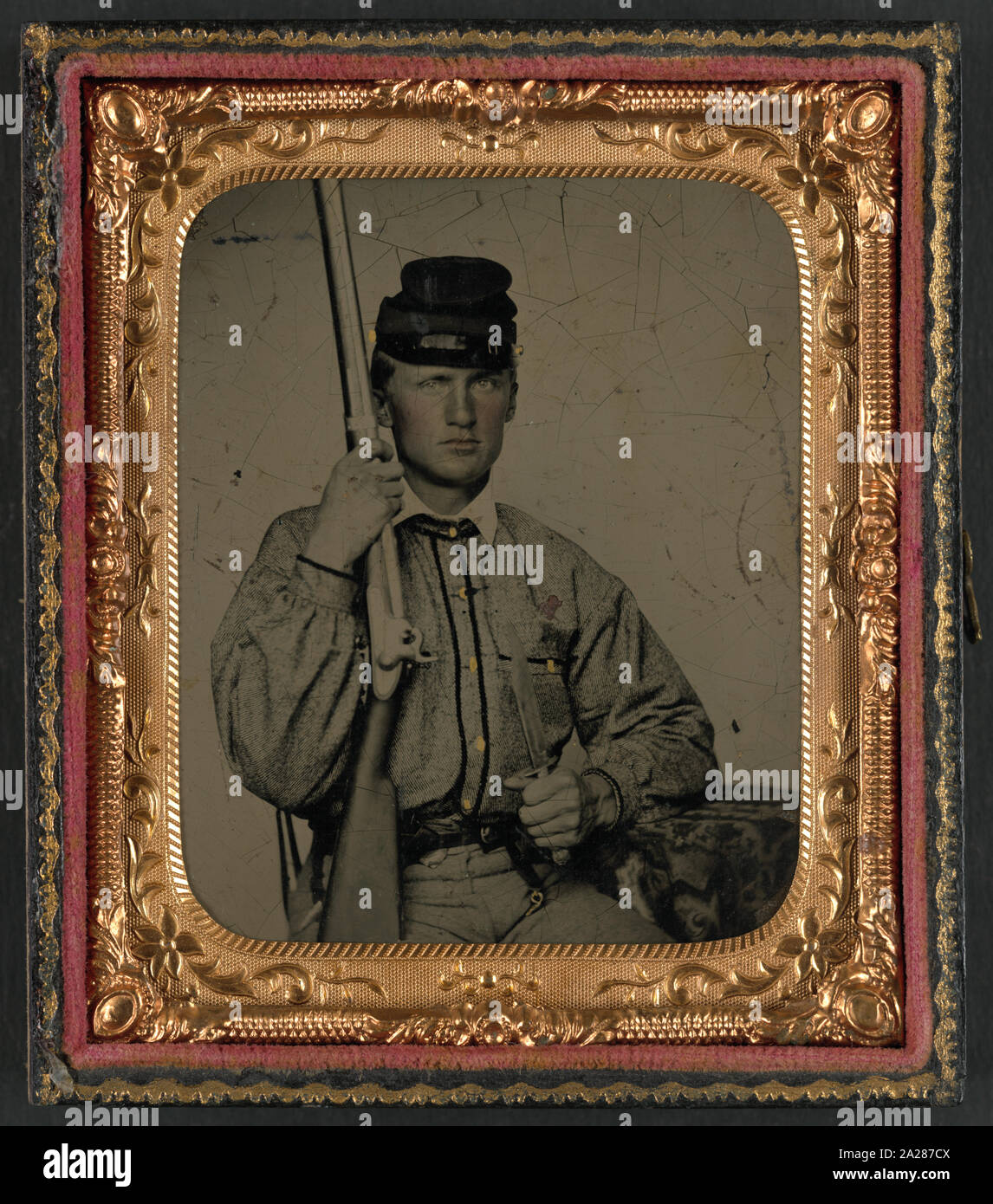 Private William Baxter Ott of Co. I, 4th Virginia Infantry Regiment, in ...