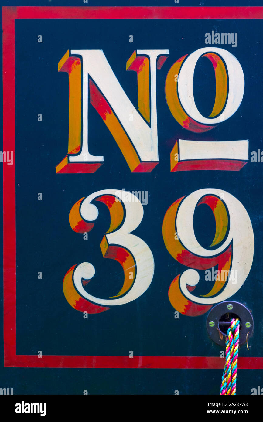 Number 39 sign hi-res stock photography and images - Alamy