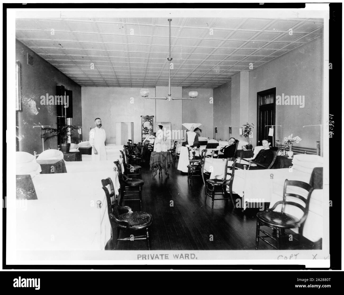 Private ward in Providence Hospital, Washington, D.C Stock Photo - Alamy