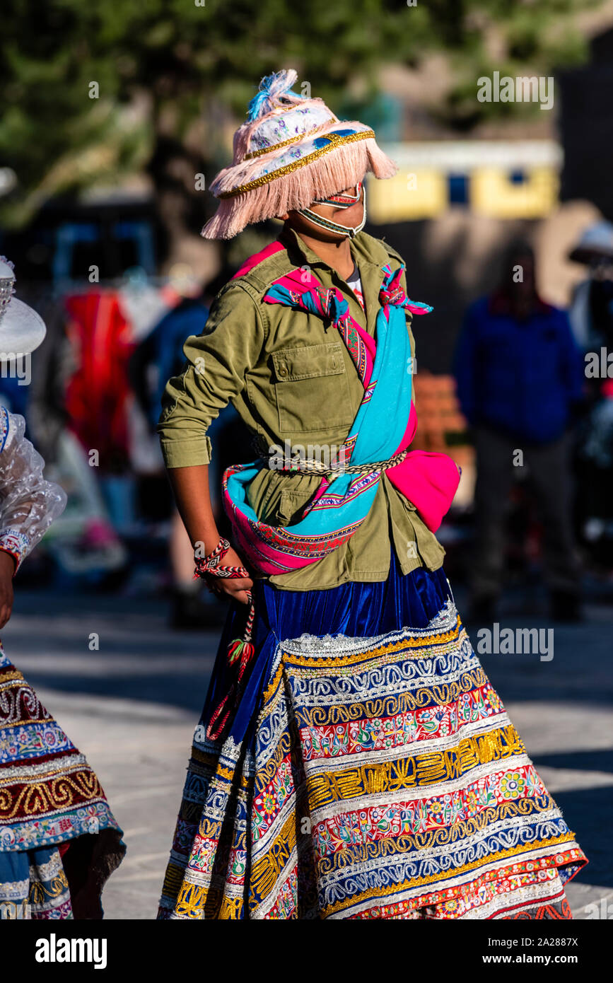 Wititi dancers in Colca valley,Arequipa,Peru Stock Photo - Alamy