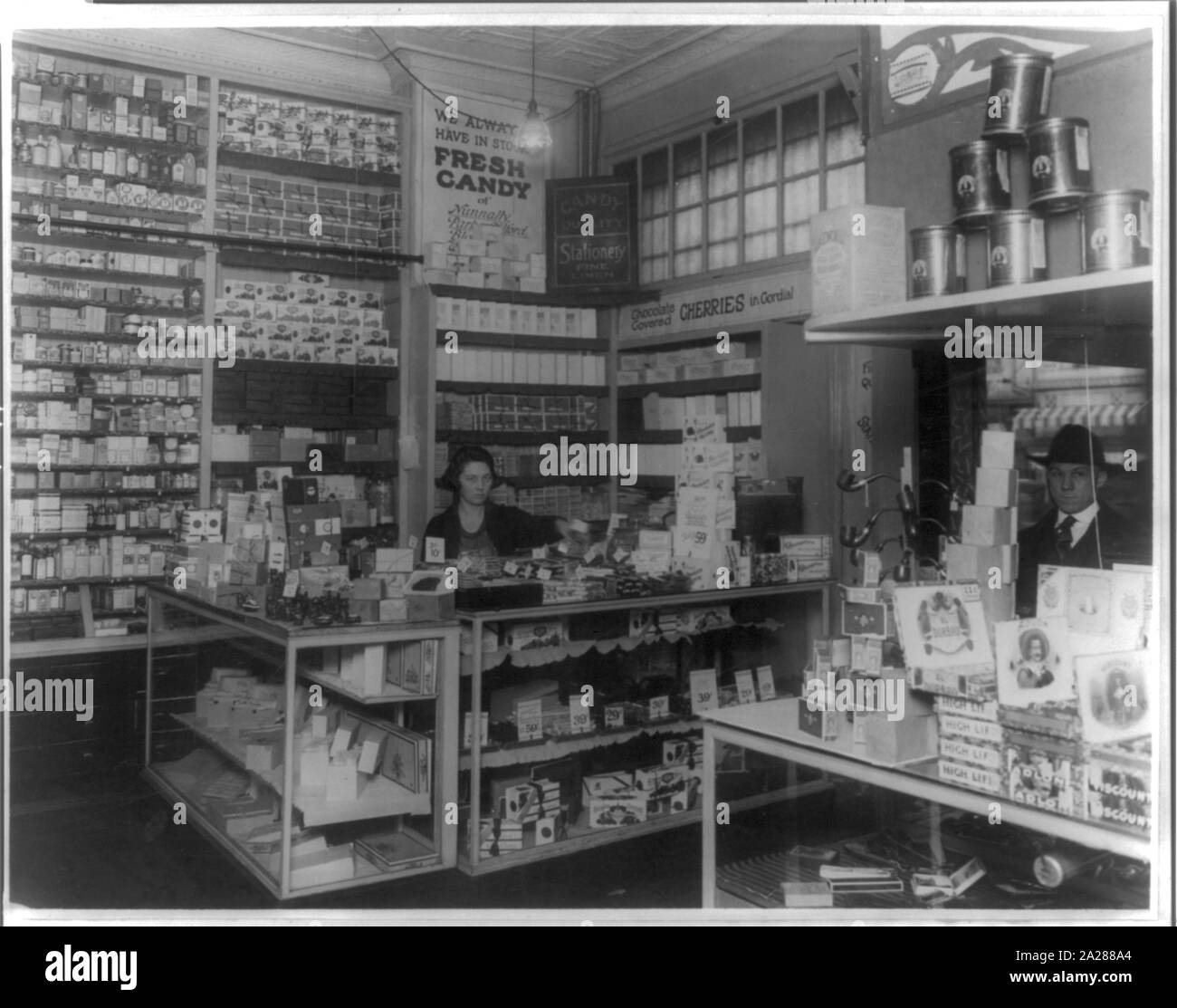 Drug store interior not inside Black and White Stock Photos & Images ...