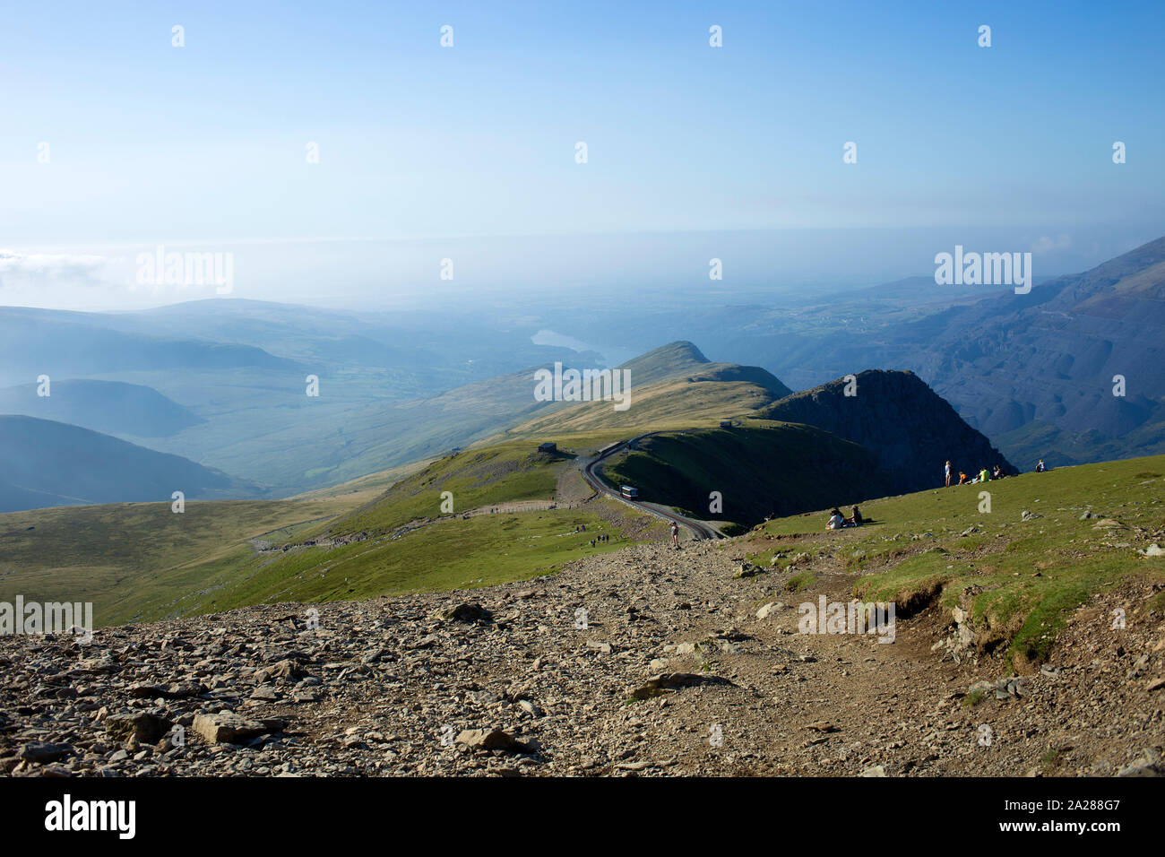 Snowdon mountain train hi-res stock photography and images - Alamy