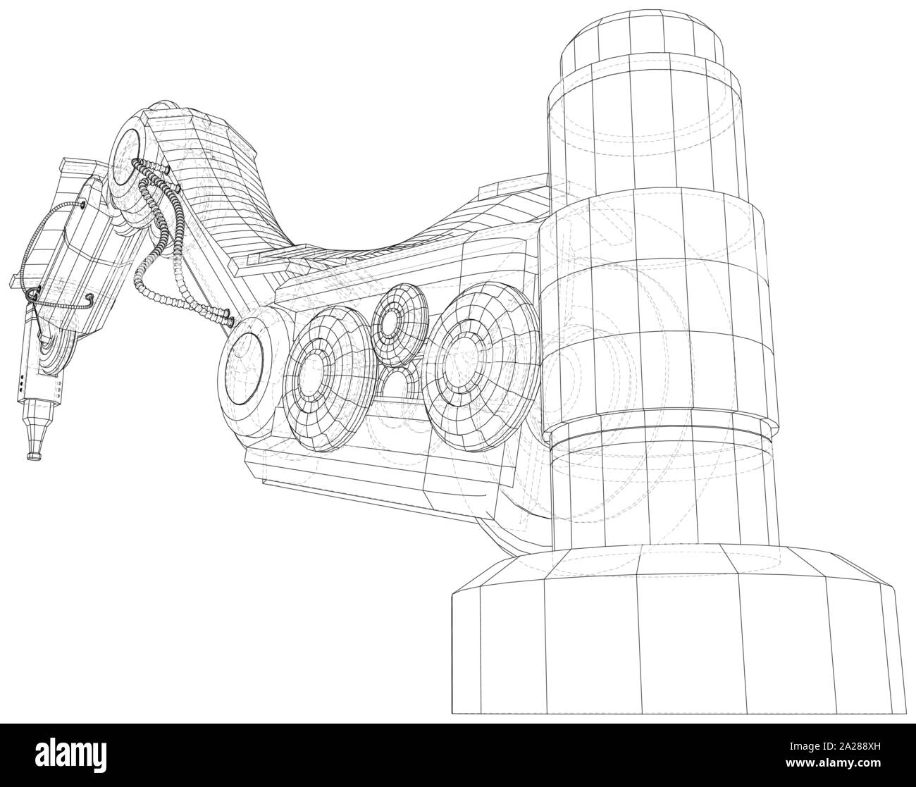3d wireframe assembly hi-res stock photography and images - Alamy
