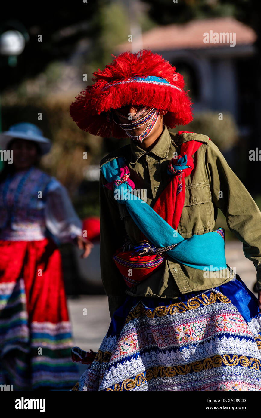 Wititi dancers in Colca valley,Arequipa,Peru Stock Photo - Alamy