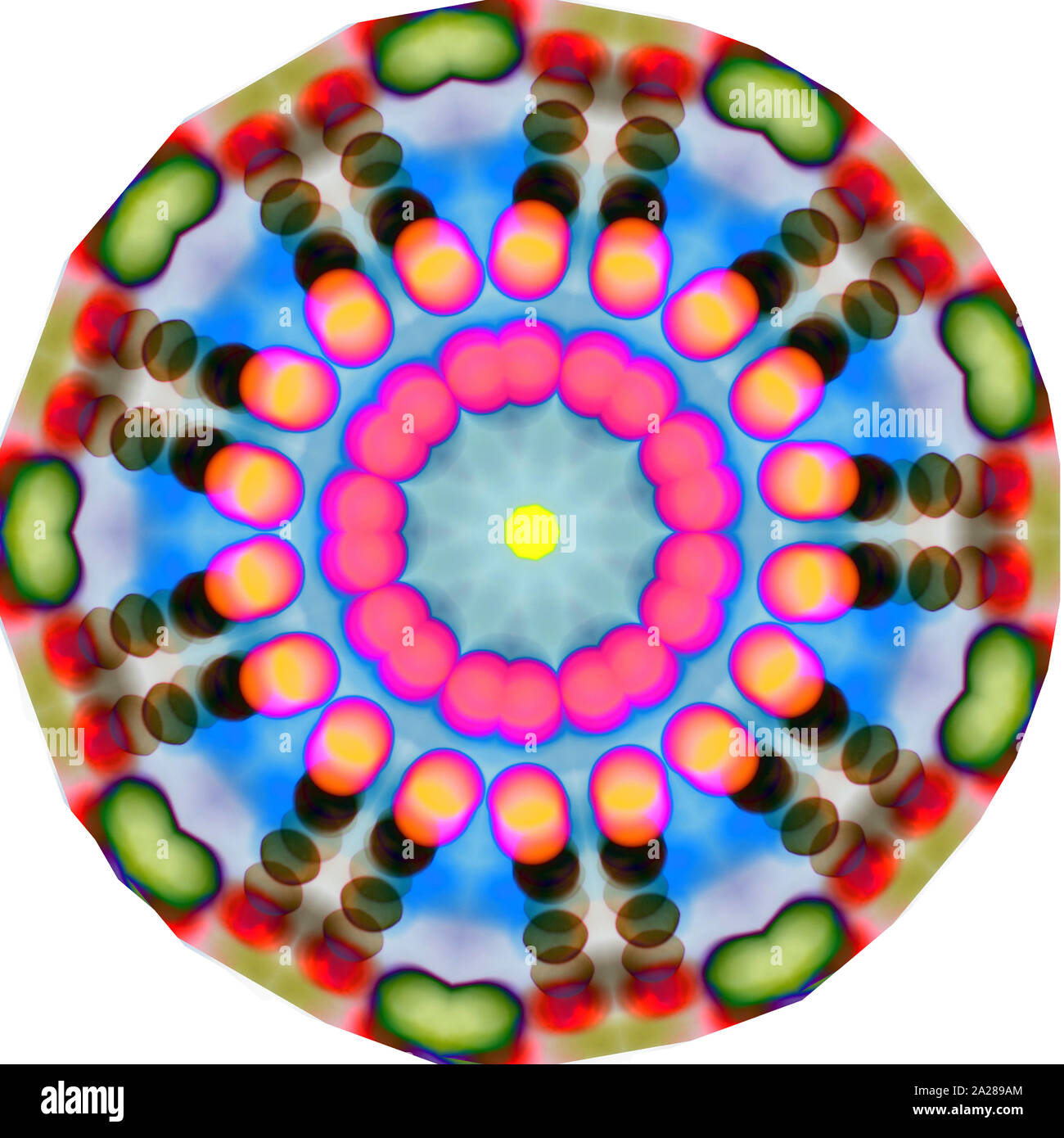 Virtual kaleidoscope mandala sequence patterns, abstract for graphic ...