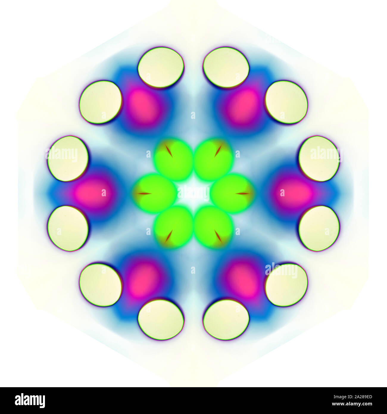 Virtual kaleidoscope mandala sequence patterns, abstract for graphic ...