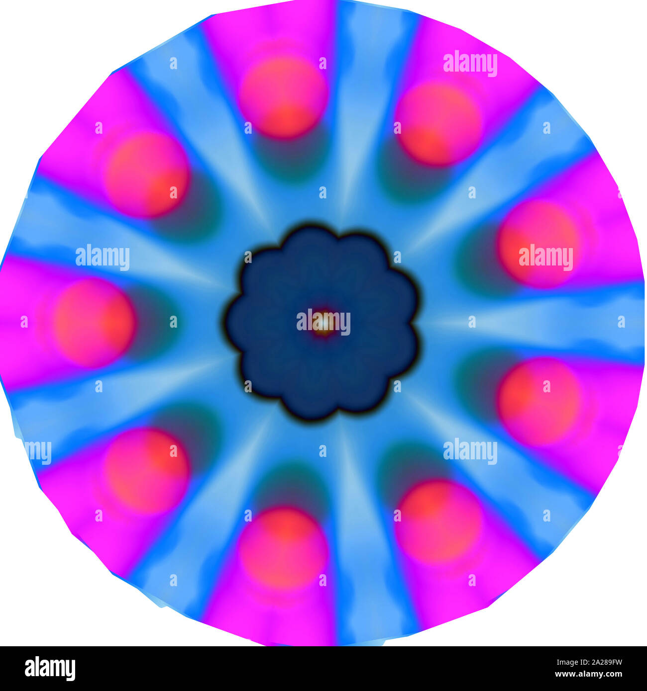 Virtual kaleidoscope mandala sequence patterns, abstract for graphic ...