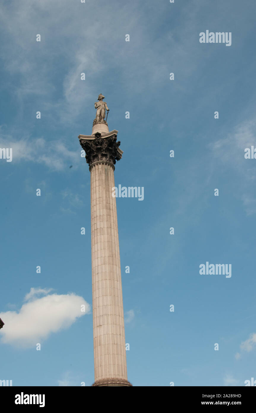 Nelson's column London Stock Photo - Alamy