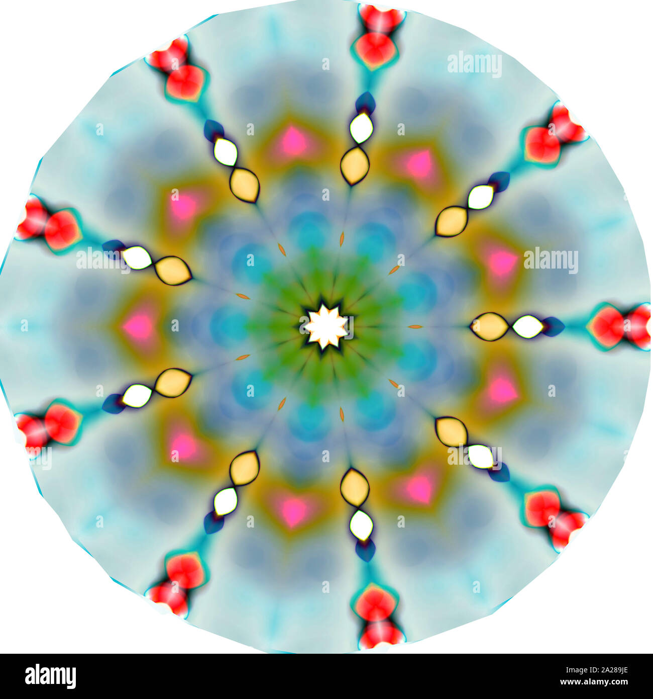 Virtual kaleidoscope mandala sequence patterns, abstract for graphic ...