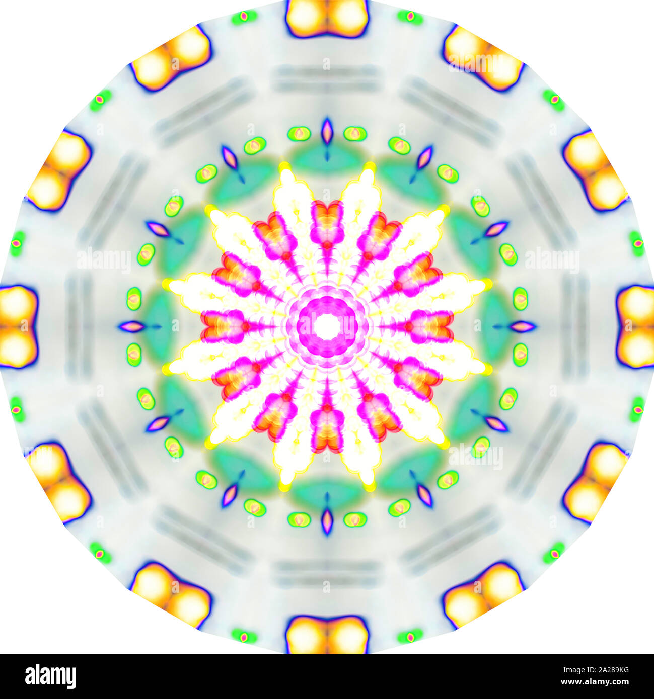 Virtual kaleidoscope mandala sequence patterns, abstract for graphic ...