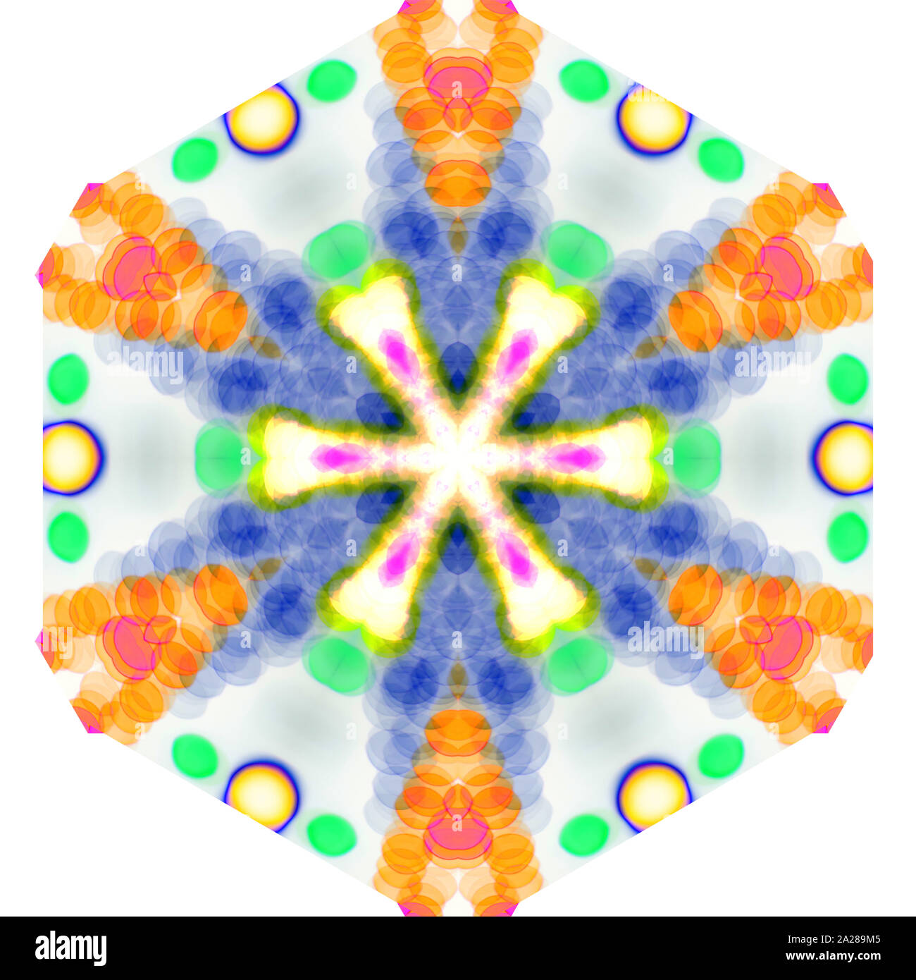 Virtual kaleidoscope mandala sequence patterns, abstract for graphic ...