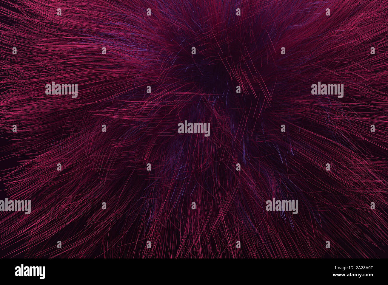 Abstract of fur, dreamy & artistic look background. Closeup, 3D ...