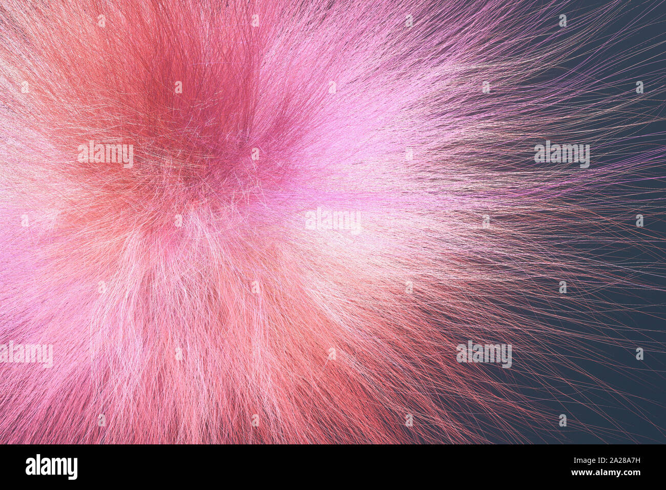 Abstract of fur, dreamy & artistic look background. Closeup, 3D ...