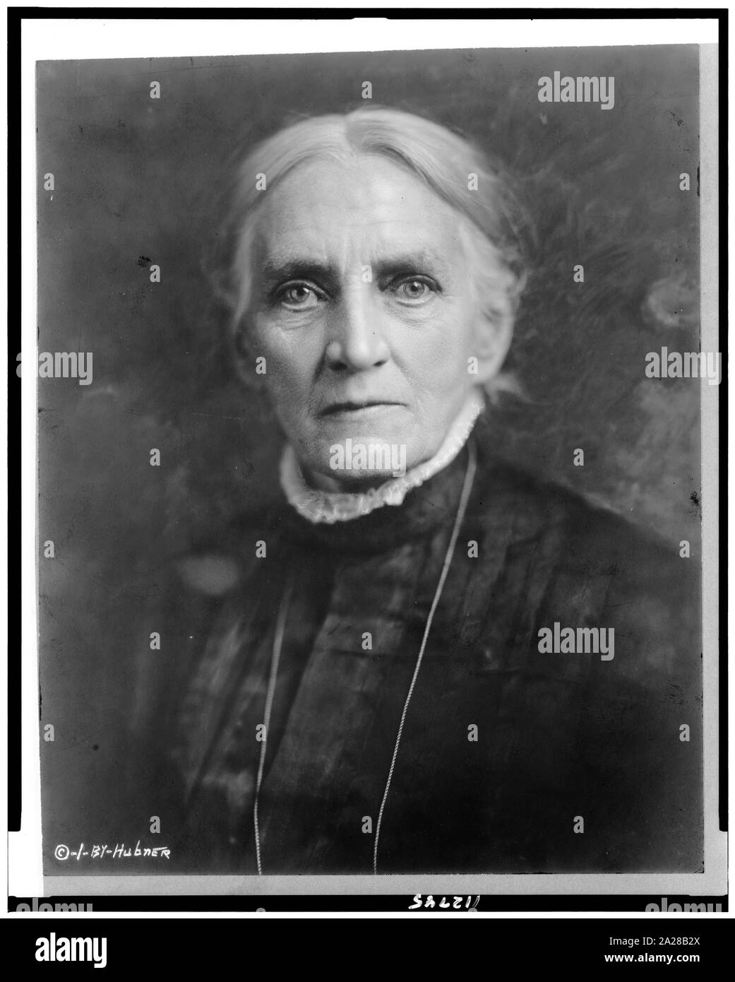 Professor Maria Louise Sanford, head-and-shoulders portrait, facing ...