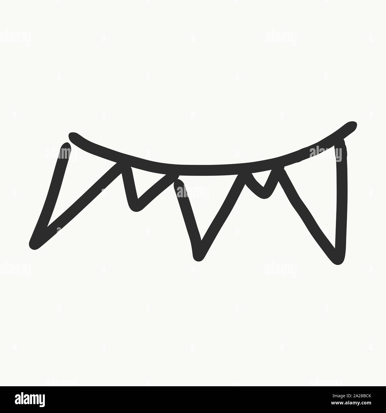Vector of some banners, buntings, borders and dividers for your notes ...