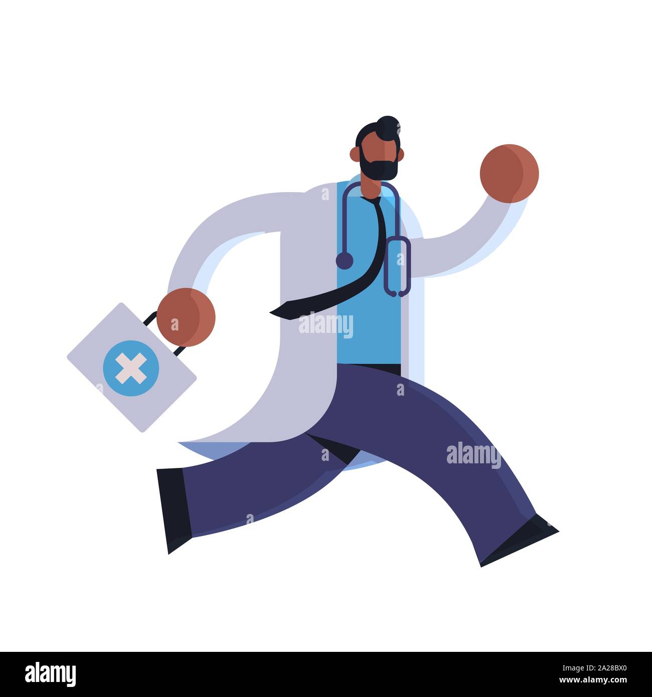 African man male assistant Stock Vector Images - Alamy