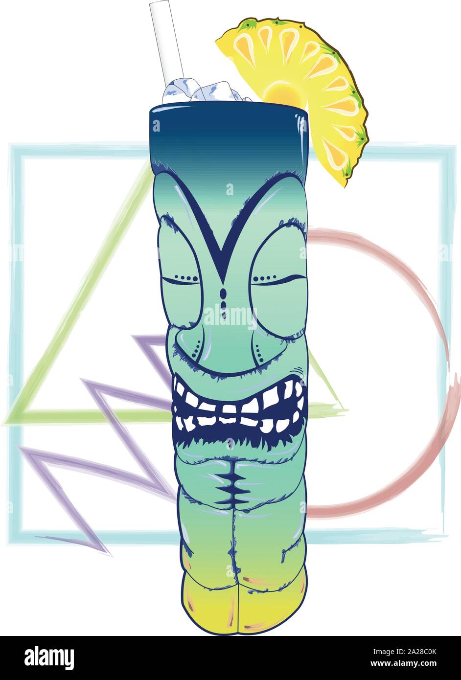 Tiki lounge Stock Vector Images - Alamy