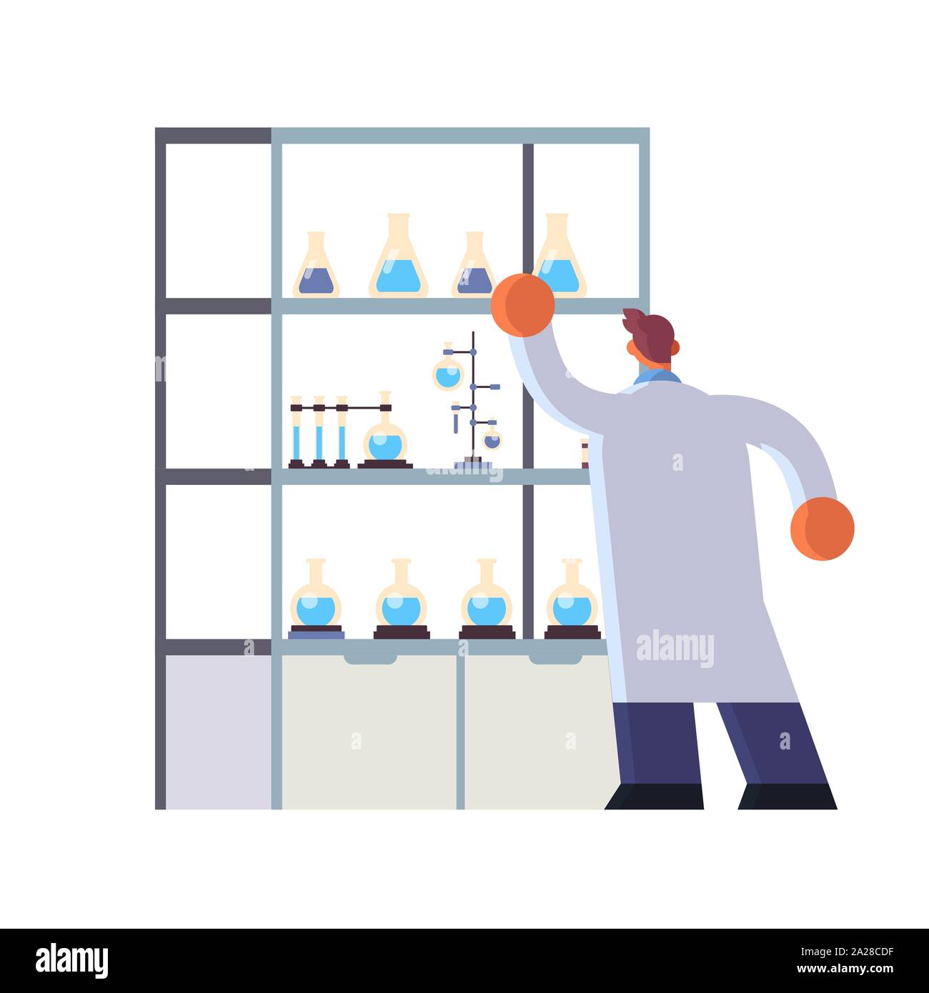 Male rear view Stock Vector Images - Alamy