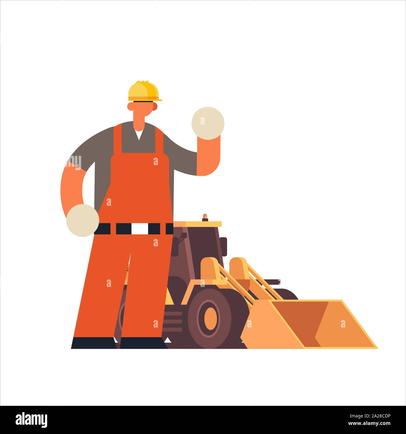 Loader standing Stock Vector Images - Alamy