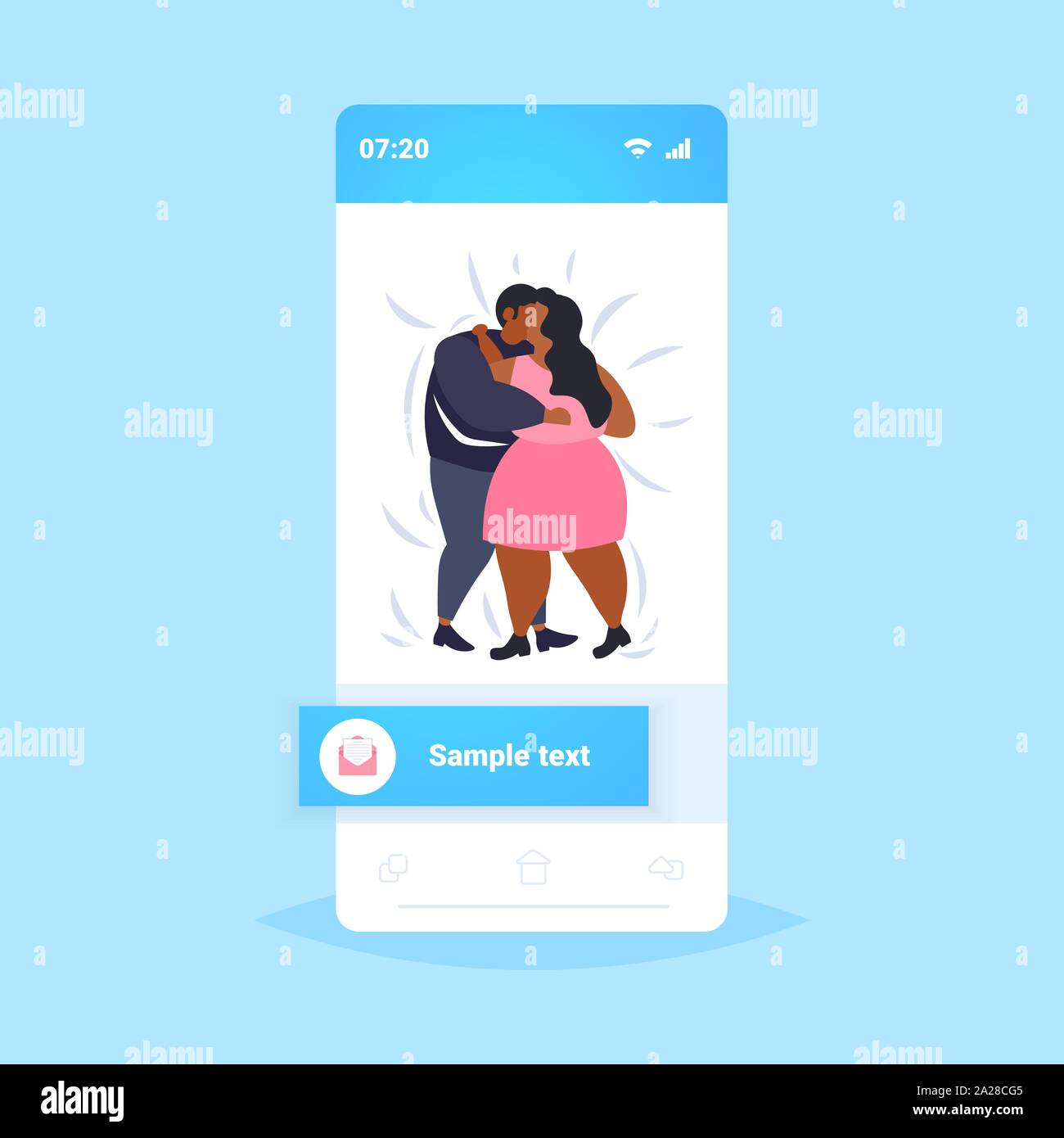 fat obese couple dancing together overweight african american man woman ...