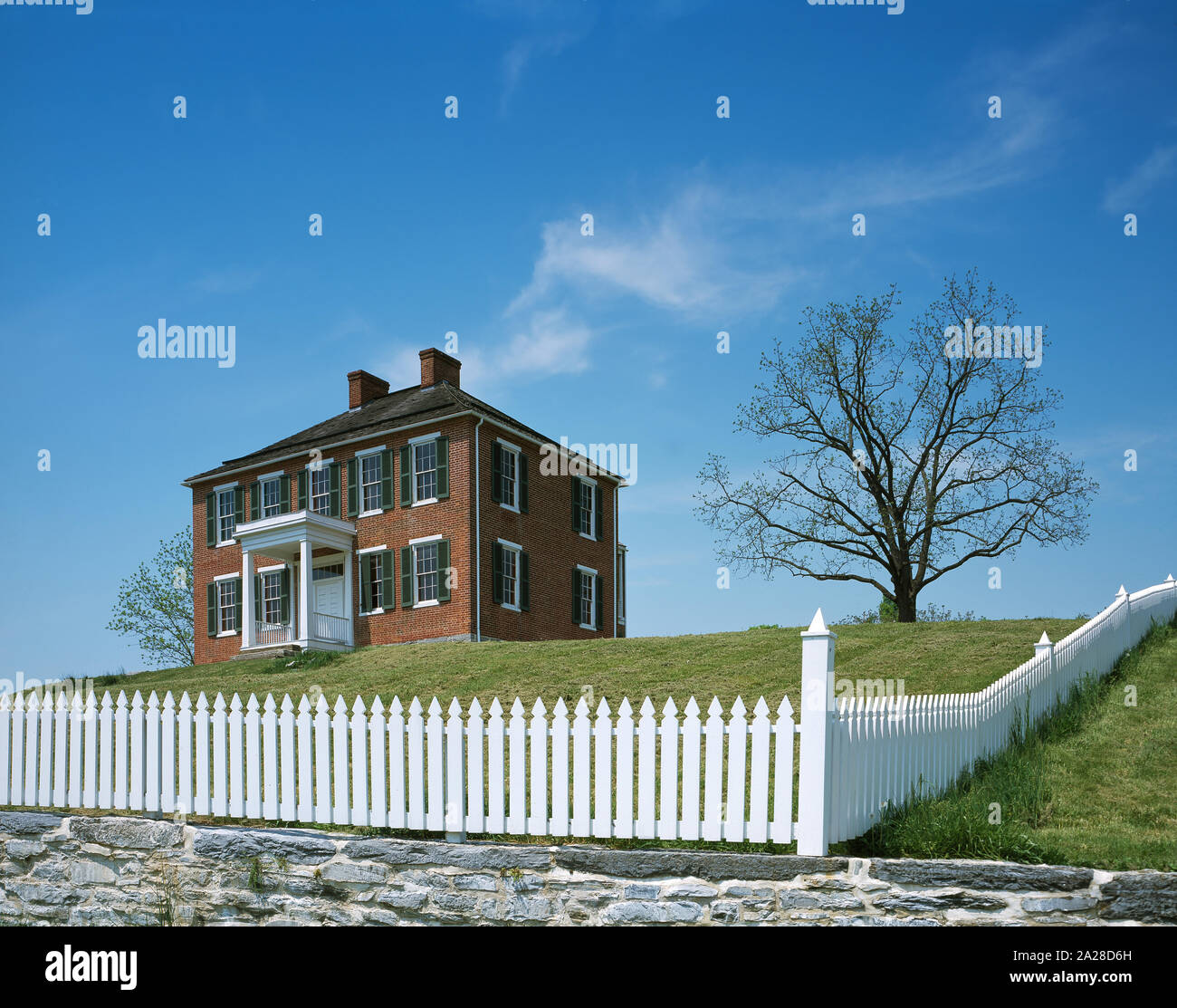 Pry House, Union Headquarters at Battle of Antietam, Maryland Stock ...