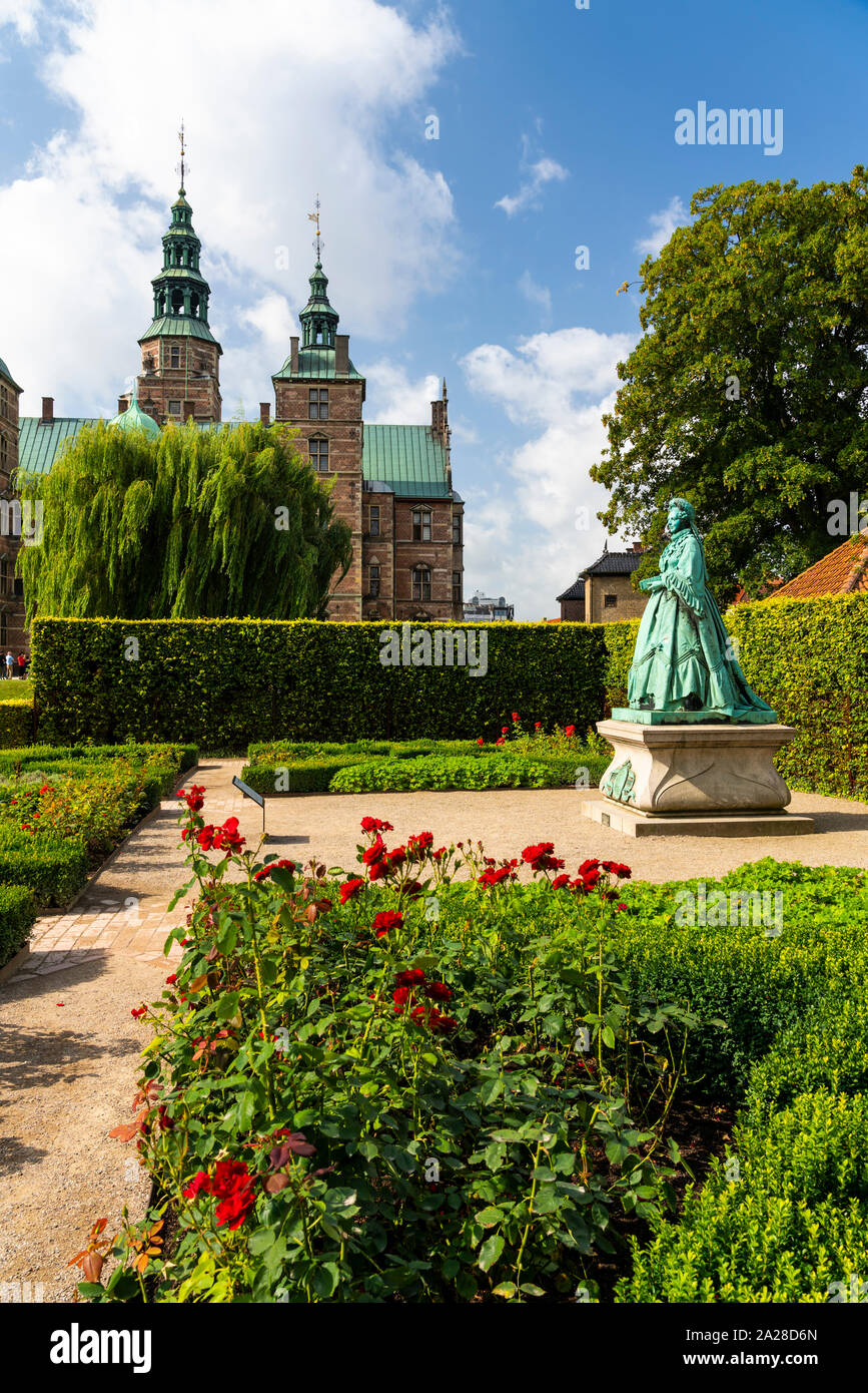 Exterior of the Rosenborg Castle in Copenhagen, Denmark Stock Photo - Alamy