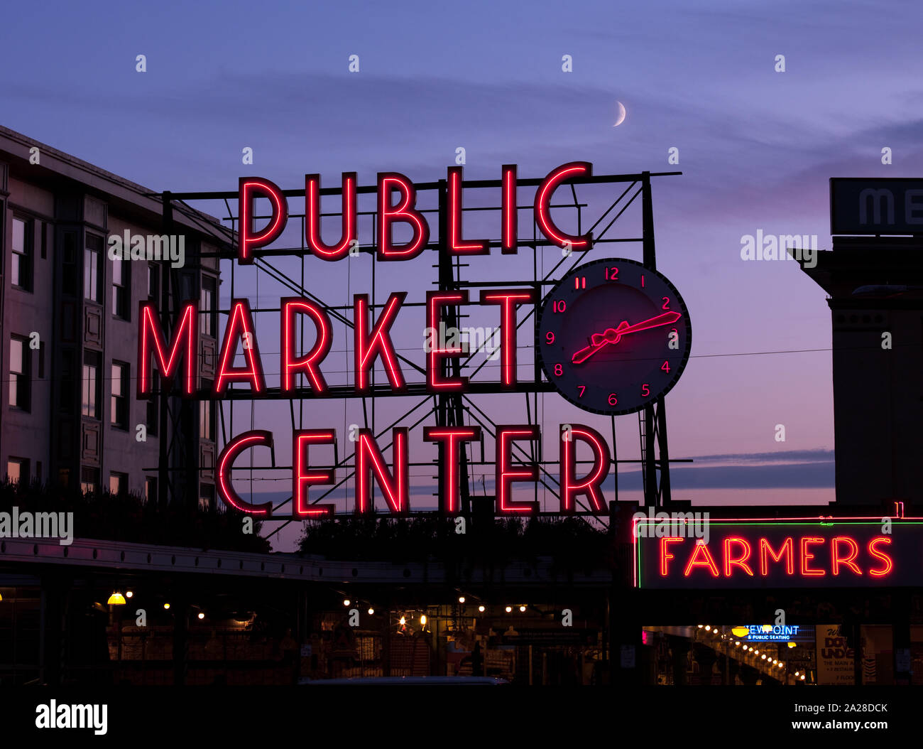 Public Market Center, Seattle, Washington Stock Photo - Alamy